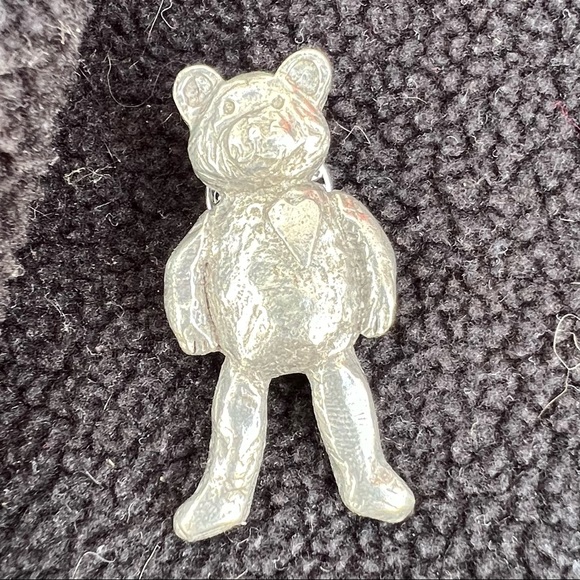 Jewelry | Vintage 1996 Barker Pewter Teddy Bear Pin Approximately 15 ...